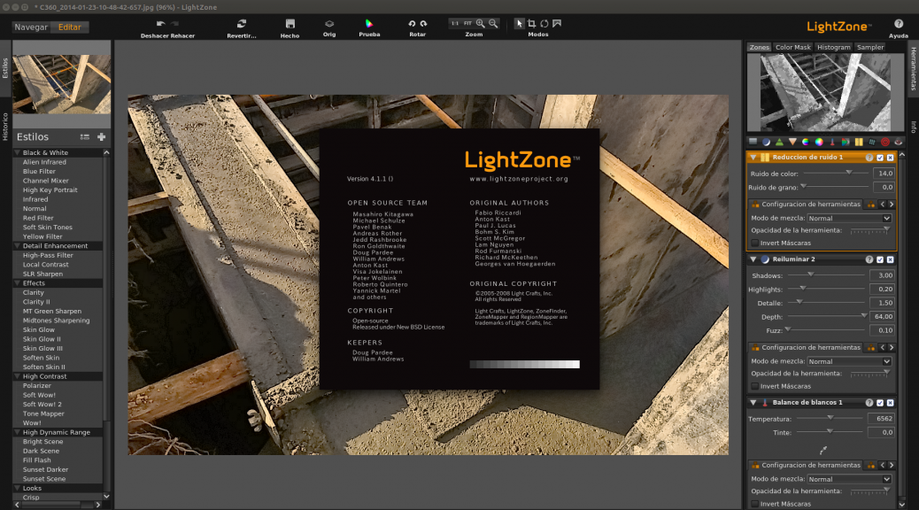 LightZone: Editor de imágenes RAW | Todos hacemos TIC