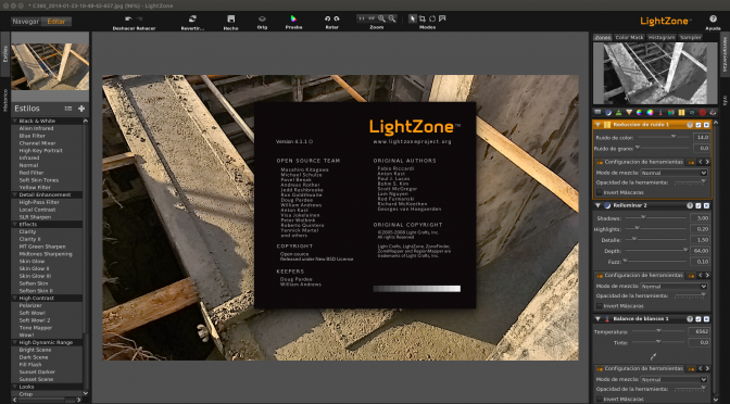 LightZone: Editor de imágenes RAW | Todos hacemos TIC