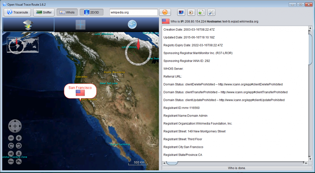 Open Visual Traceroute: Herramienta de código abierto para entender ...