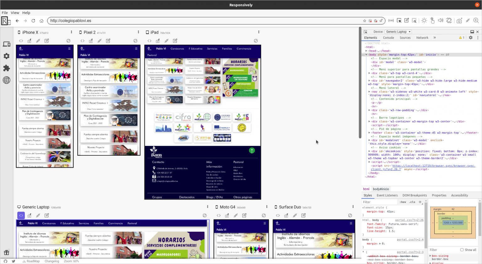 Responsively: Una app para el desarrollo web rápido | Todos hacemos TIC