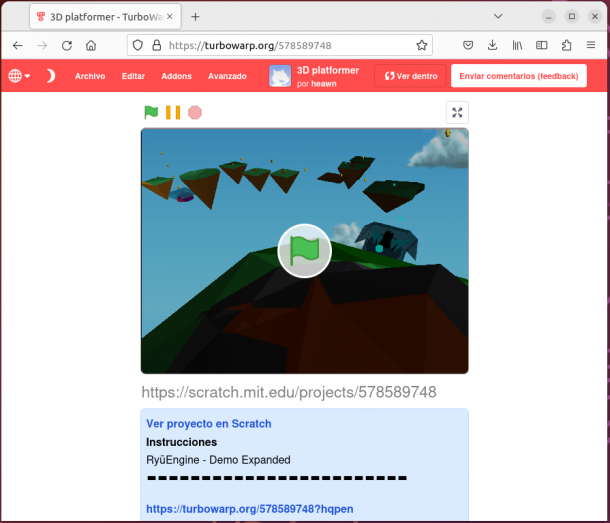TurboWarp: Compilador de Scratch | Todos hacemos TIC